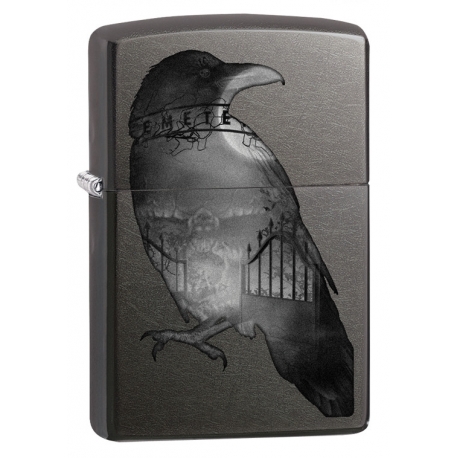 Zippo Double Exposed Raven Gray Dusk - Knifeworks.by