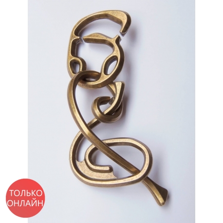 ENIGMA Hanayama Cast Metal Brain Teaser Puzzle (Level 6) - Knifeworks.by